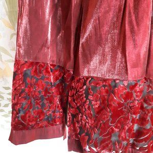 Vintage | Tops | Vintage 99s Tan Jay Velvet Burnout Blouse Size S ...
